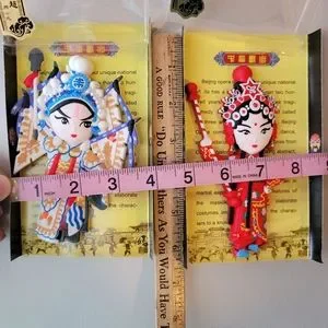 Accents | Chinese Opera Magnets 2 Beijing Colorful Souvenir Collectible ...